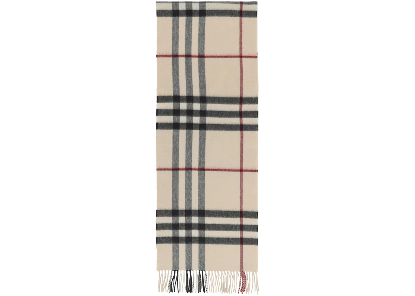 Burberry Giant Check Kaschmir Schal Stone für Damen – HEAT OF°
