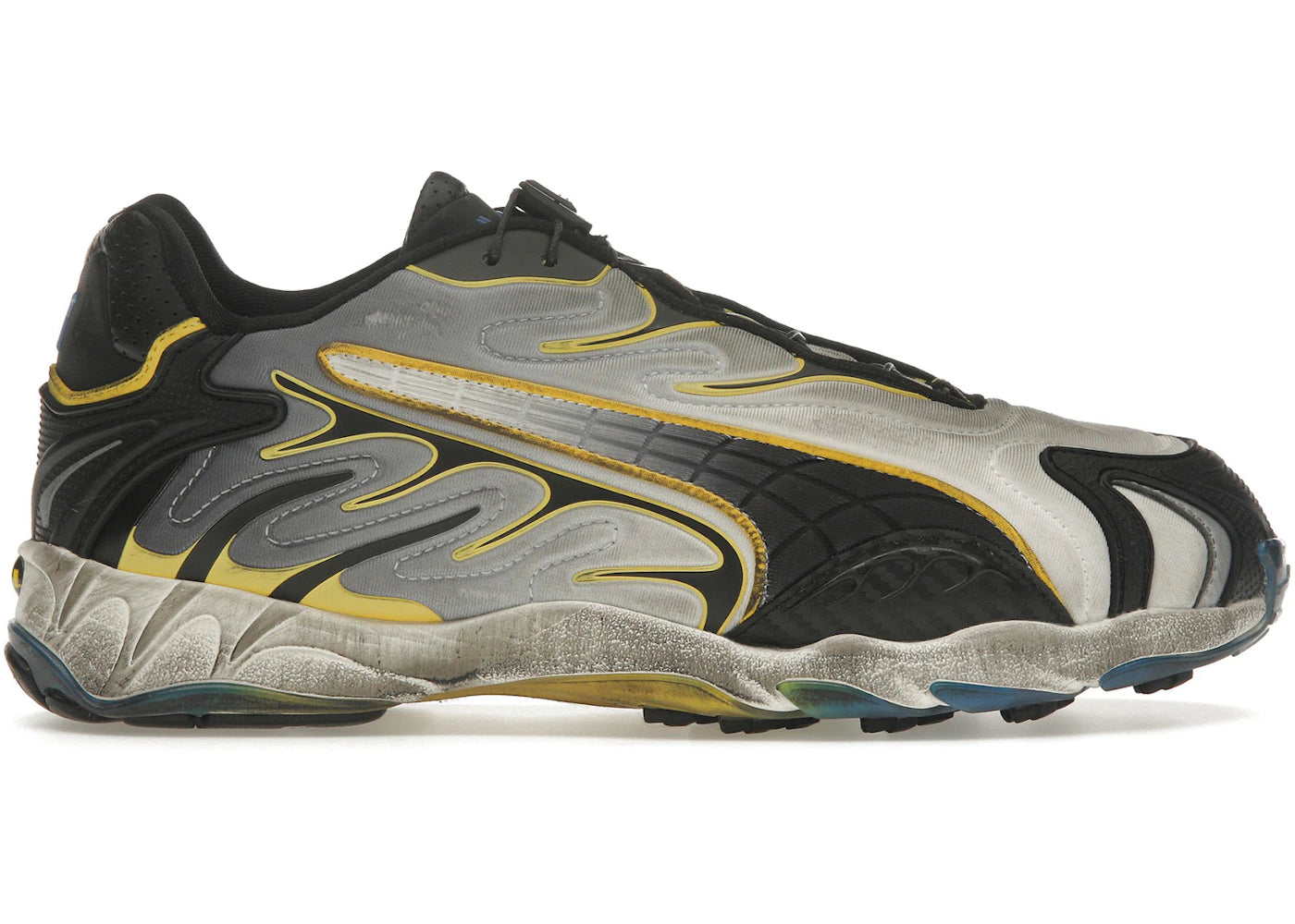 Puma Inhale OG A$AP Rocky Distressed Pack Cream Black Sneaker – HEAT OF°